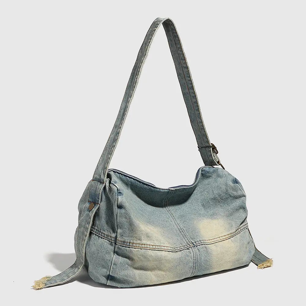 distressed denim tote bag IFAUN